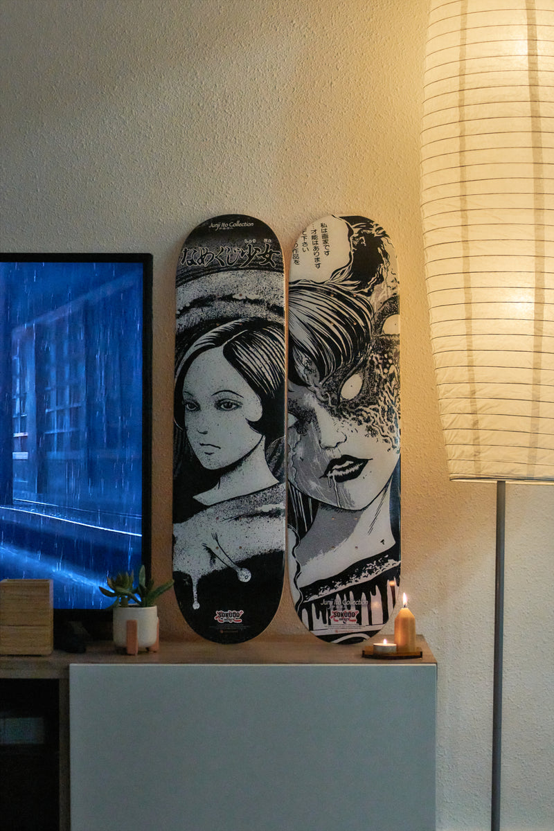 Sokudo Society x Junji Ito Tomie Painting Skate Deck